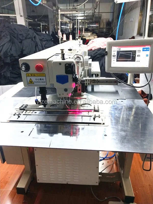 Laser Type Welt Pocket Opening Sewing Machine - YIZE