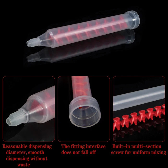 5Mm Epoxy Tip Silicone Sealant Tips Nozzle Mixer Bayonet Mixing Nozzles ...