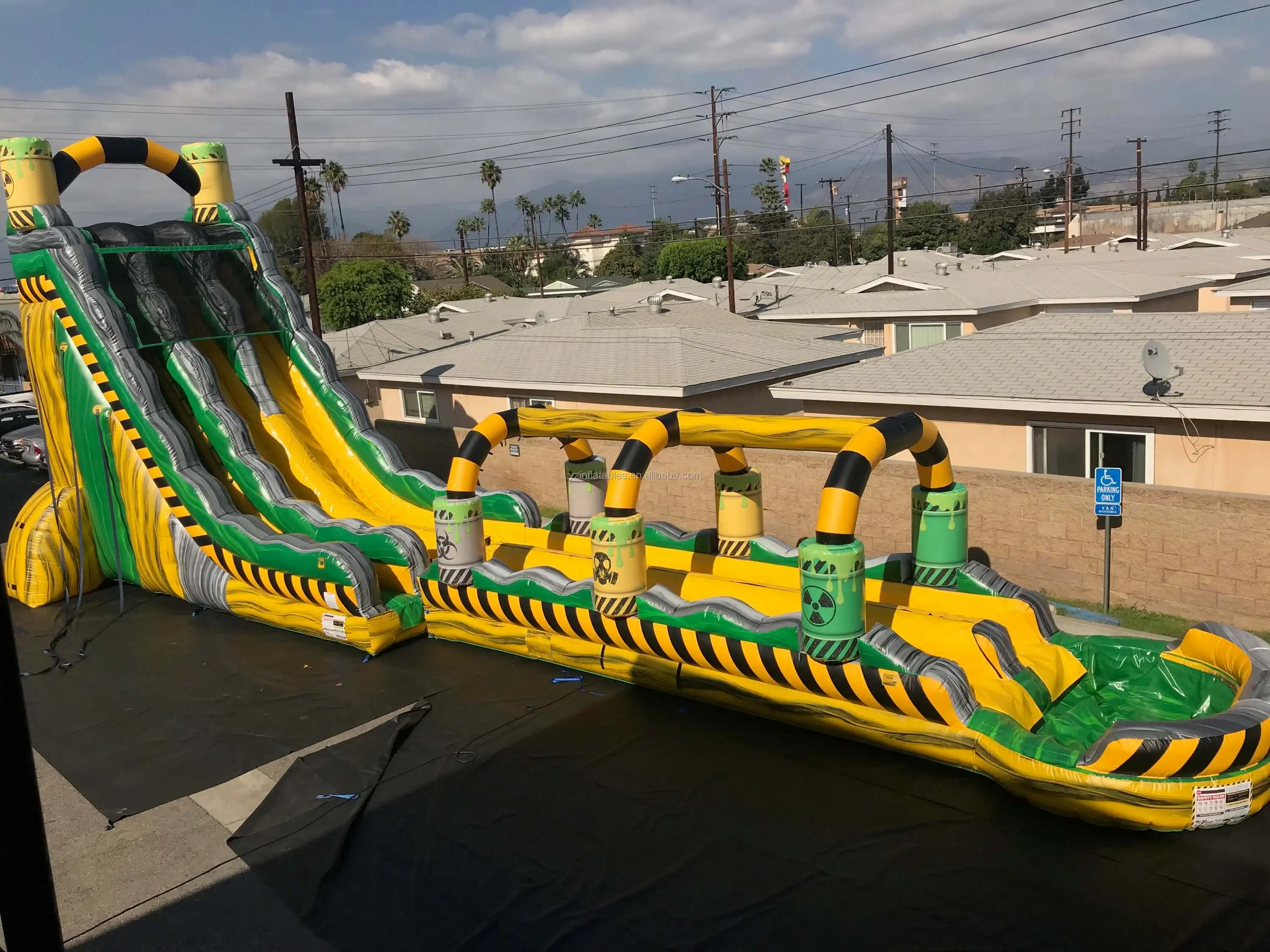 Giant 40 Ft Tall Inflatable Water Slides for Commercial Sale