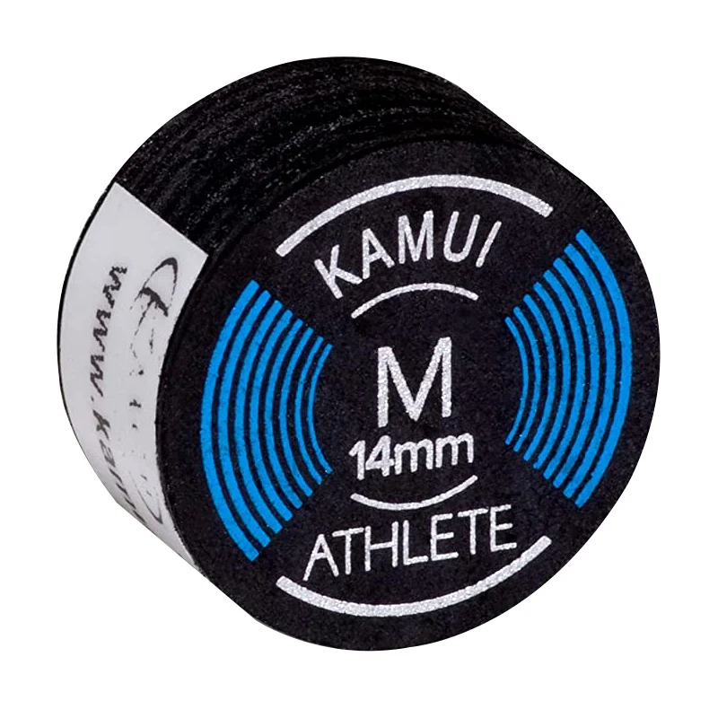 Kamui ATHLETE Black 14mm Cue Tips - Premium Pool Accessories