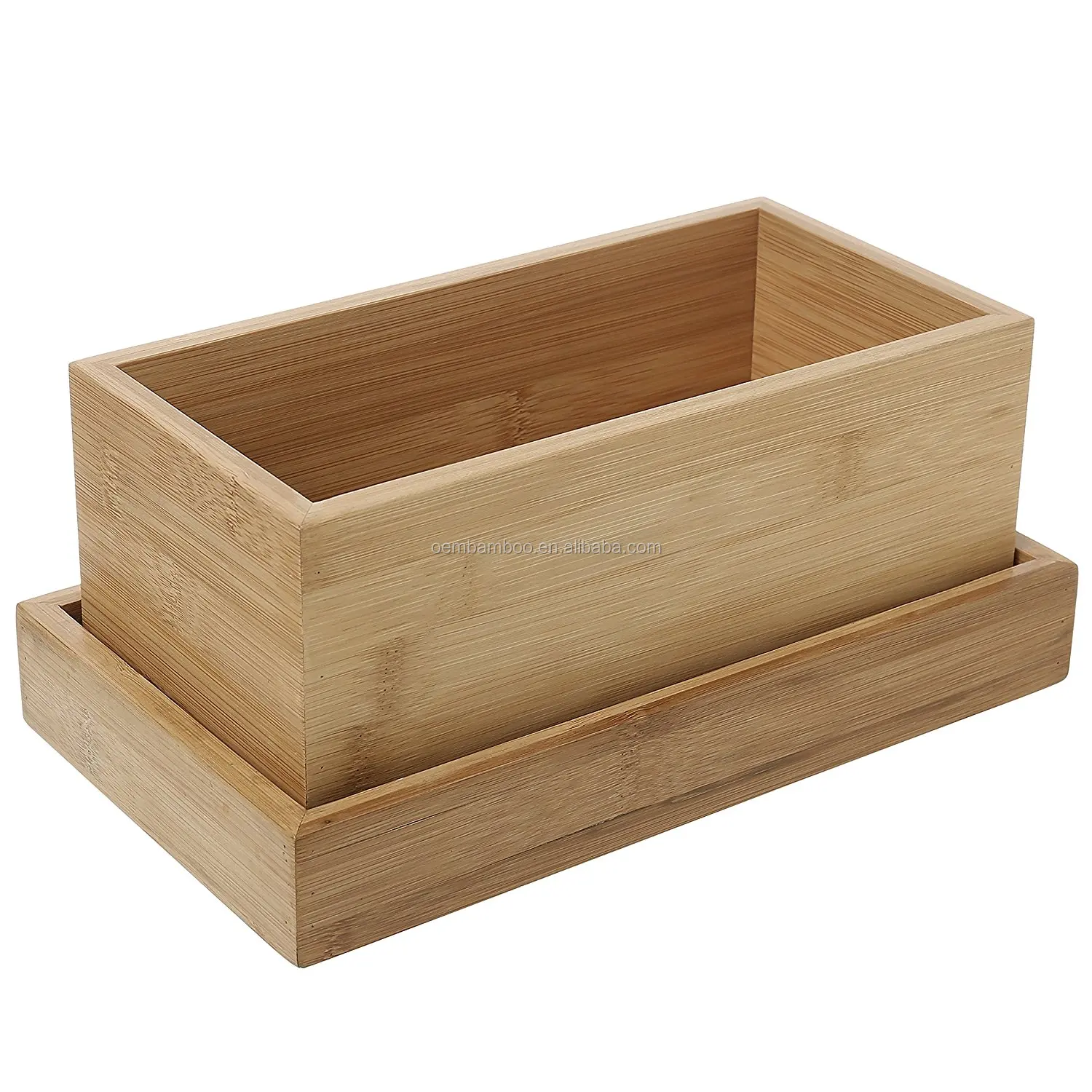 Eco-friendly Bamboo Flower Pots for Desktop & Garden