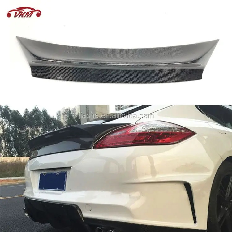 Carbon Fiber Car Rear Trunk Spoiler Wings For Porsche Panamera S 970.1 ...