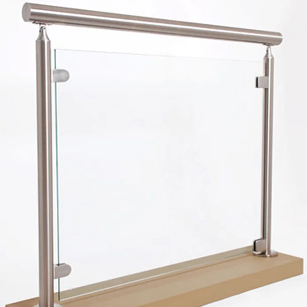 316 Grade Stainless Steel Frame Glass Railing For Staircase - Buy Glass ...