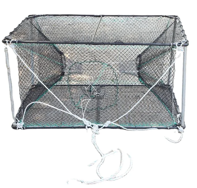 Rectangular Fishing Folding Crab Cage - Shrimp & Octopus Trap