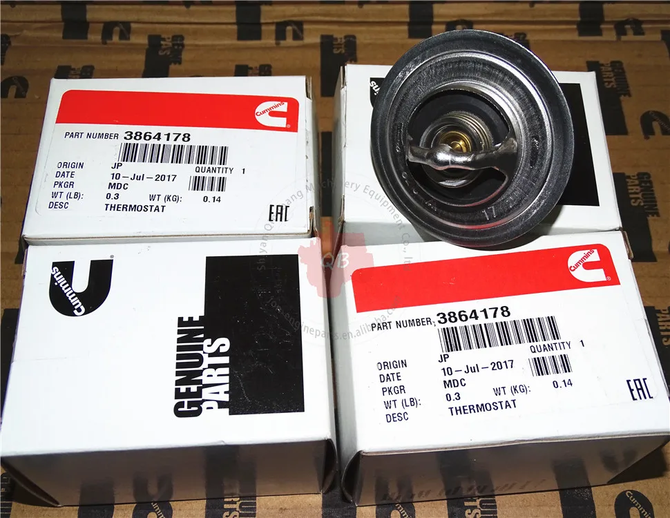 Cummins 6BT Engine Parts Thermostat 3864178 - Reliable Performance