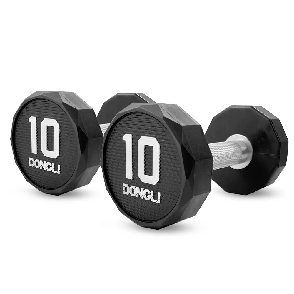 Fitness Custom Logo Urethane Gym CPU Dumbbells 2.5 kg to 50 kg Durable ...