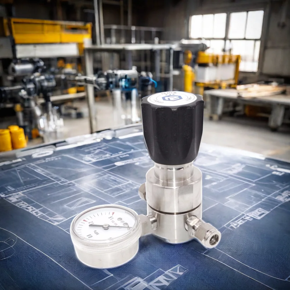 R11 Series 3000 Psi Single Stage Brass Nitrogen Gas Pressure Regulator ...