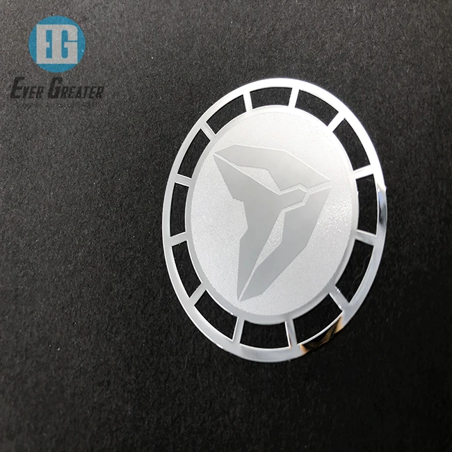 Customized Exquisite Sticky Nickel Metal Embossed Aluminum 3d Letter ...