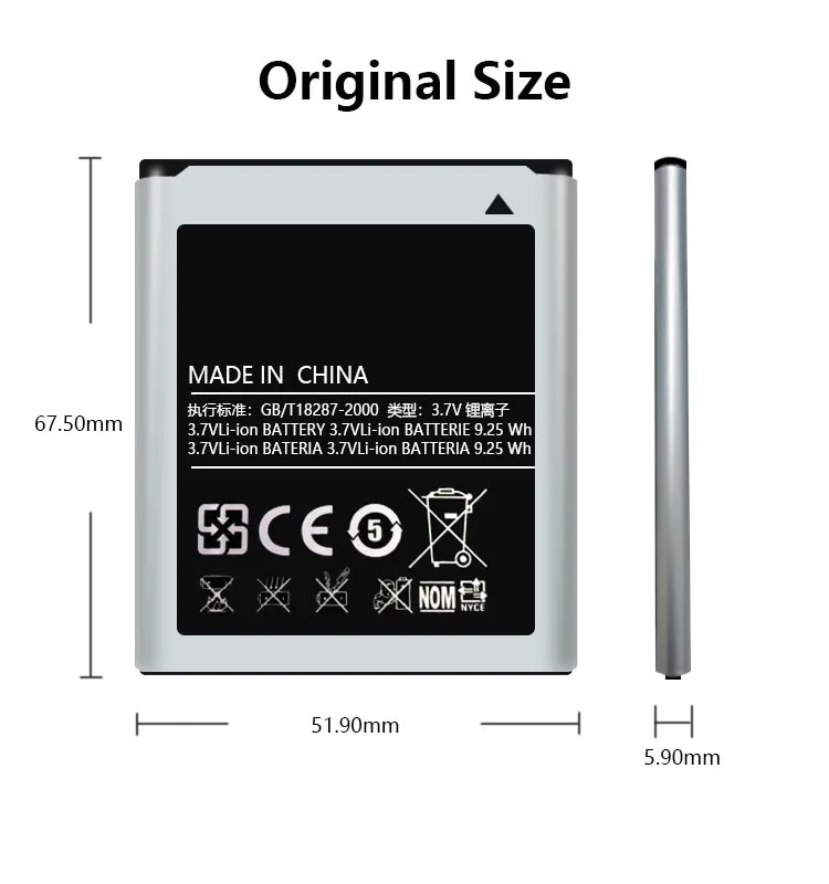 100% Original Msds Battery For Samsung Anycall I889 I9220 N7000 Eb615268vu 2500mah - Buy Battery ...