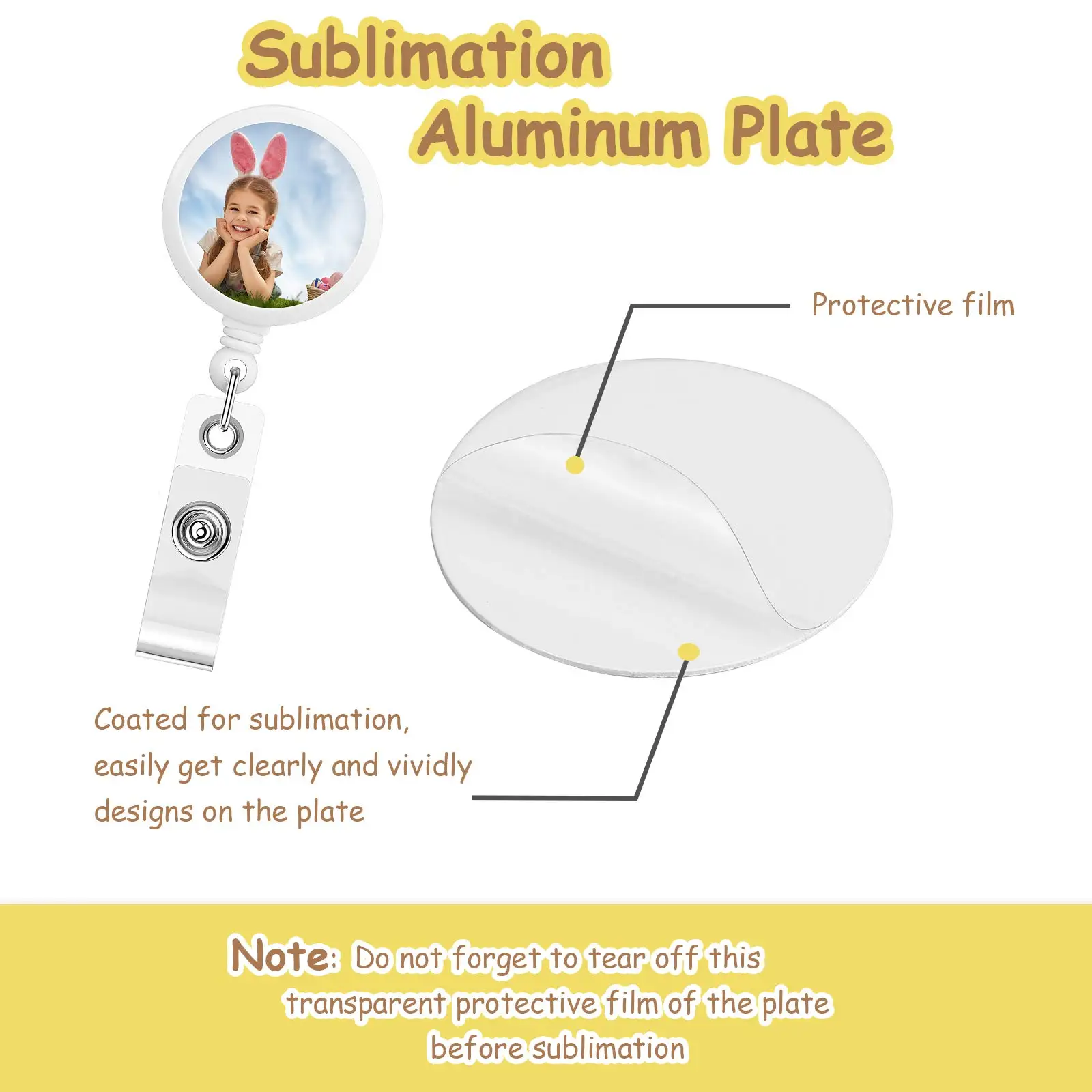 Custom Lanyards with Logo - ID Badge Holder Sublimated
