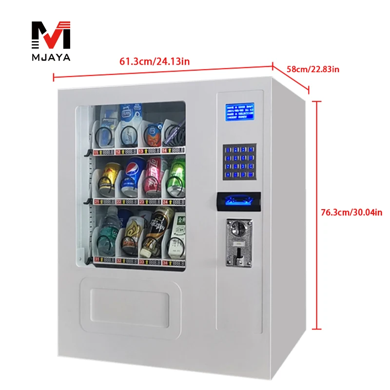 Small Snack Vending Machine with 15 Selections & Customizable OEM