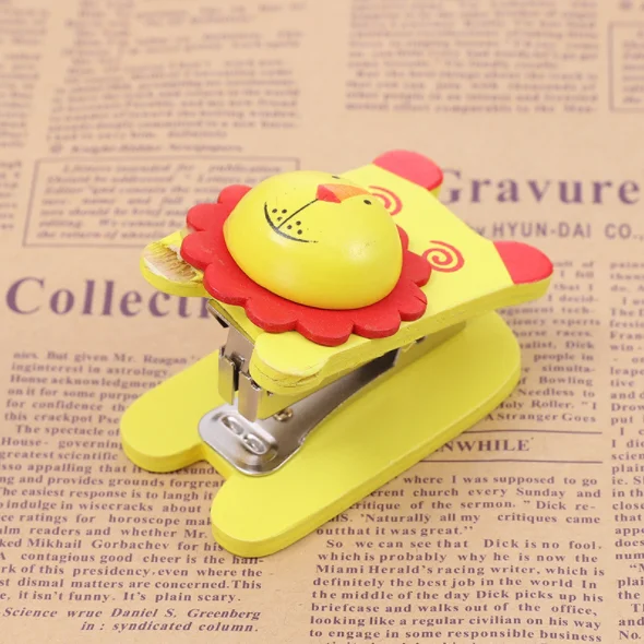 Wooden Animal Shaped Fancy Stapler - Buy Stapler,Stapleless Stapler ...