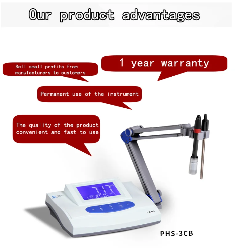 Benchtop Ph Meter With Automatic Temperature Compensation & Lcd Display ...