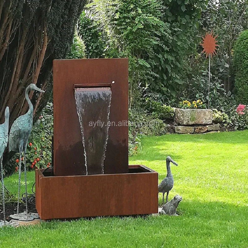 Outdoor Cortenstahl Wasserfall/corten Steel Waterfall - Buy Cortenstahl ...