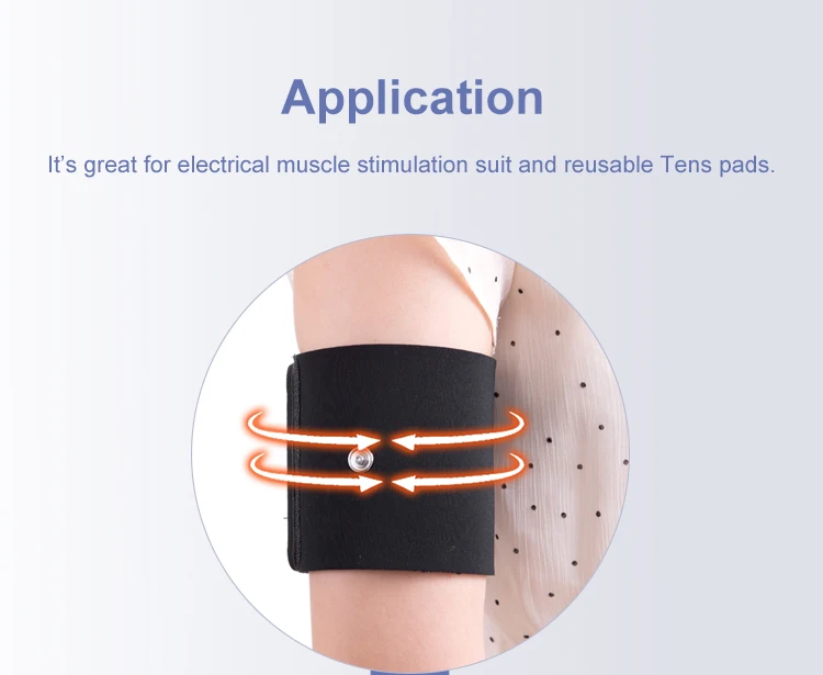 Electronic Muscle Stimulation - Conductive EMS Electrode Strap Band