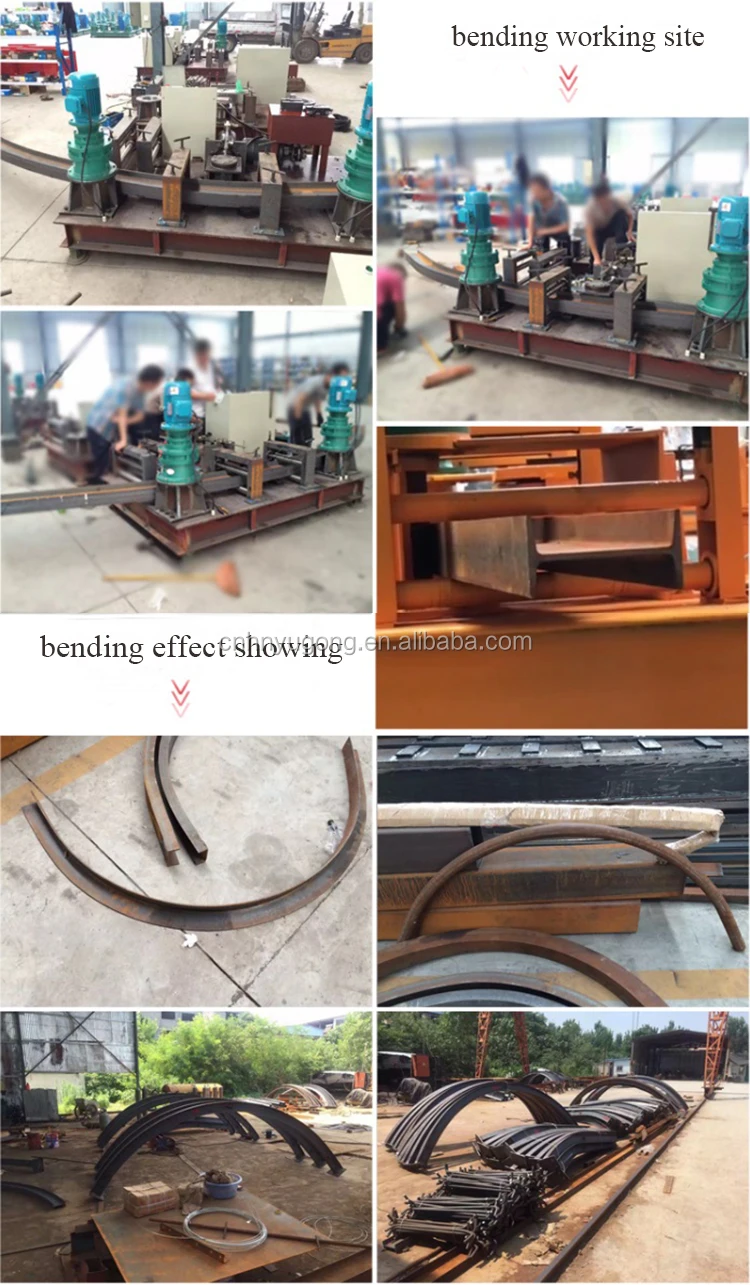 Hydraulic I Beam Steel Arch Cold Bending Machine In Indonesia - Buy ...