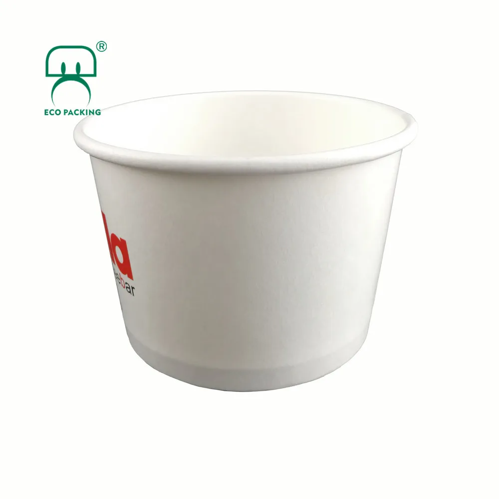 12oz 320ml High Disposable 300ml Glass Ice Cream Carton Cup - Buy 12oz ...