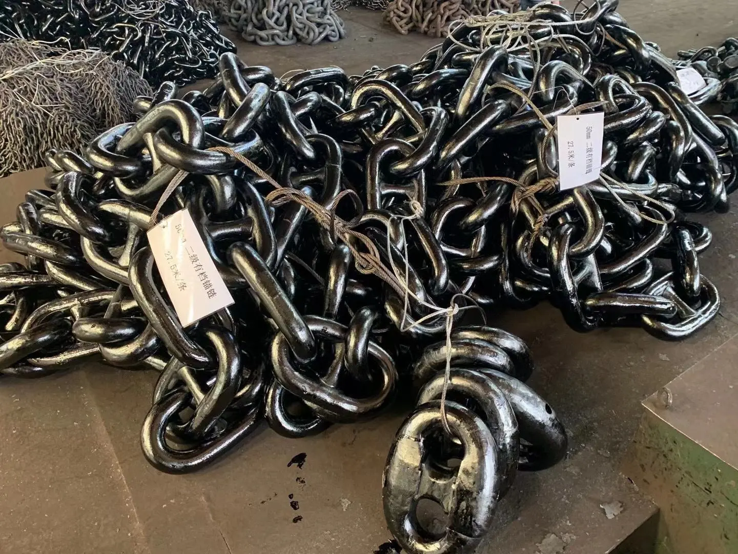 G80 Japanese Offshore Heavy Duty Industrial Steel Link Chain Marine ...