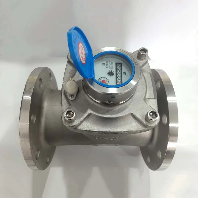 304 Stainless Steel Industrial Water Meter Corrosion-Resistant Flange ...