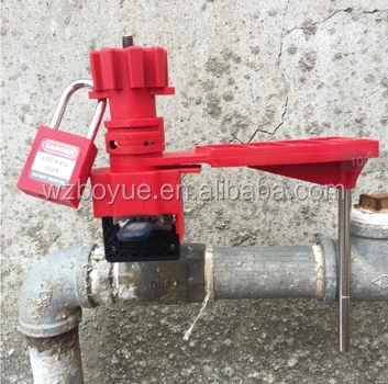 Universal Industrial Quarter Turn Ball Valve Handle Rod Safety Loto ...