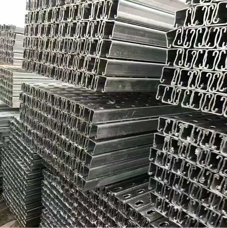 Unistrut Channel 41x41 Slotted Hot Dip Galvanised 3m