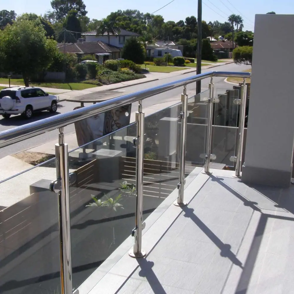 Tempered Glass Railing Stair Balcony Railing Stairs Balustrades ...