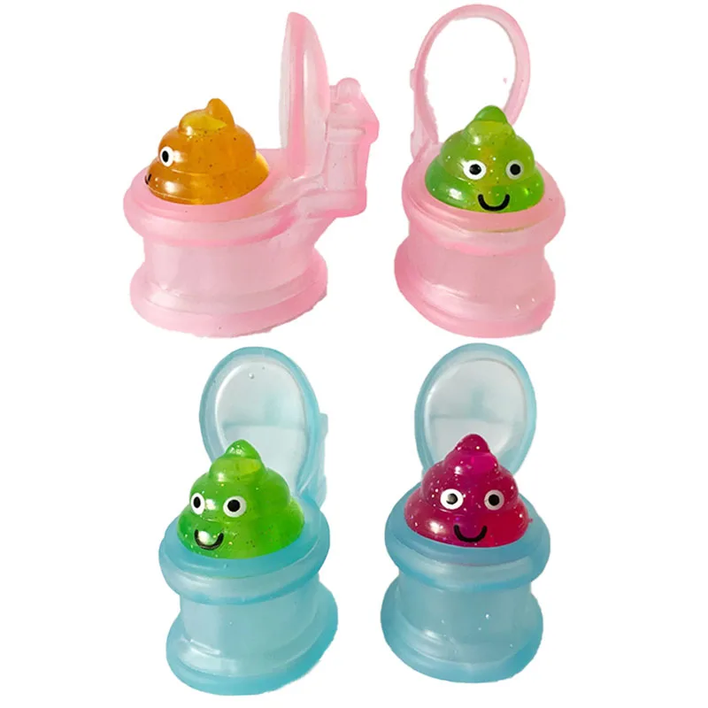 Squeeze Poop Toilet Toy - Stress Relief for Kids & Adults