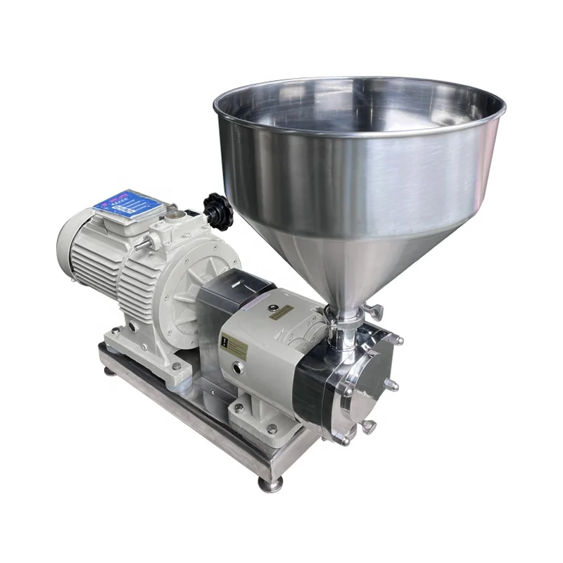 Rotary Lobe Pump With Funnel For Paste Transferring - Buy Paste ...