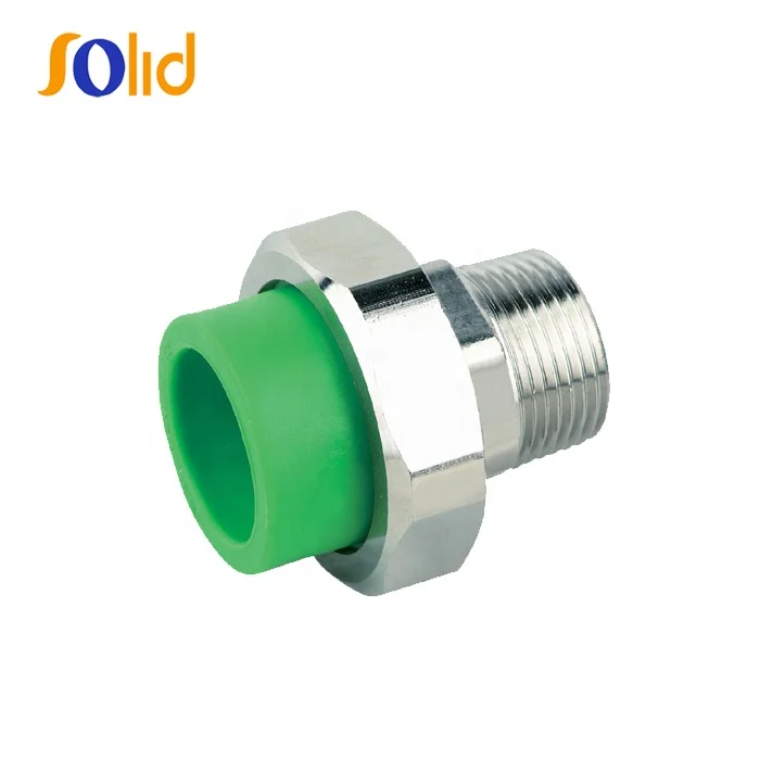Brass Inserts Ppr Male Adapter Union For Connecting Ppr Pipe - Buy Ppr ...