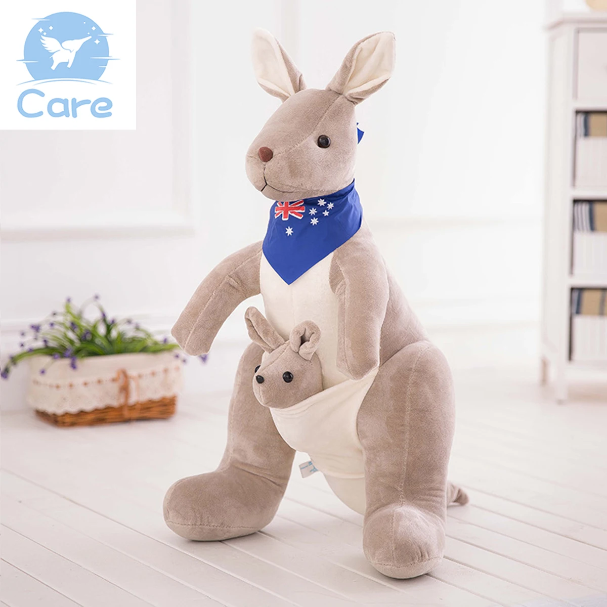 Australian Mother And Child Kangaroo Plush Soft Toy Holiday Gifts Stuffed&plush Toys Doll Plush ...