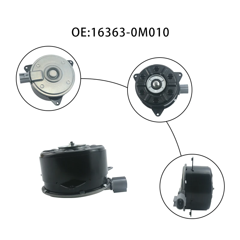 Car Part Motor Cooling Fan Radiator Fan Motor 16363-0M010 163630M010 ...