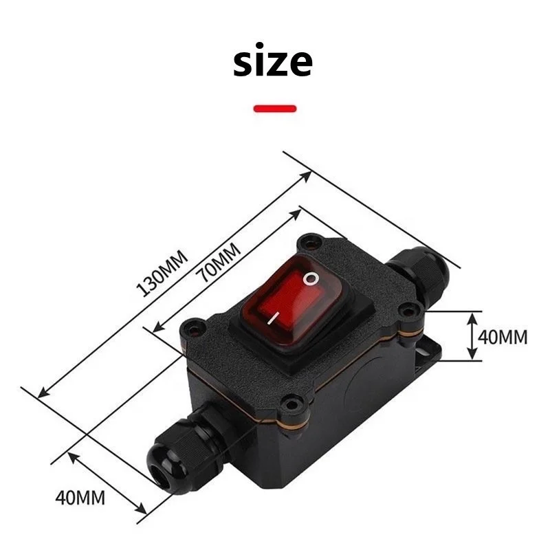 12V High Current Switch Waterproof Switch IP67 Heavy-Duty Switch With ...