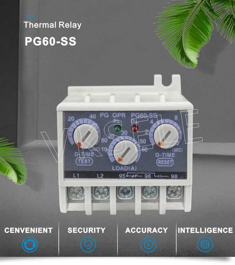 PG60-SS 전류 보호기 SS2 OPR 새로운 열 릴레이 타이머 스위치| Alibaba.com