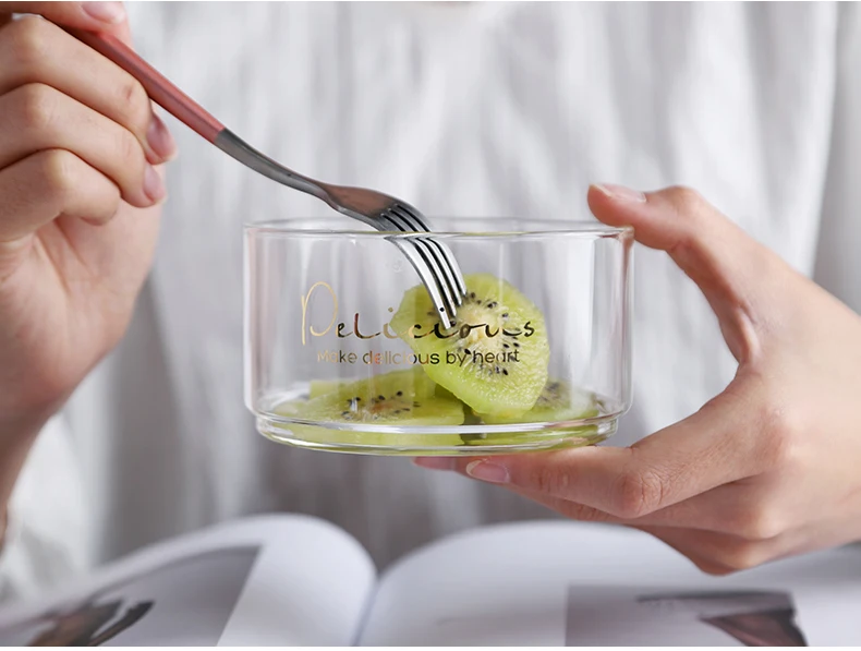 3 Tier Stackable Glass Cookie Jar Borosilicate Glass Stack Food Jar ...