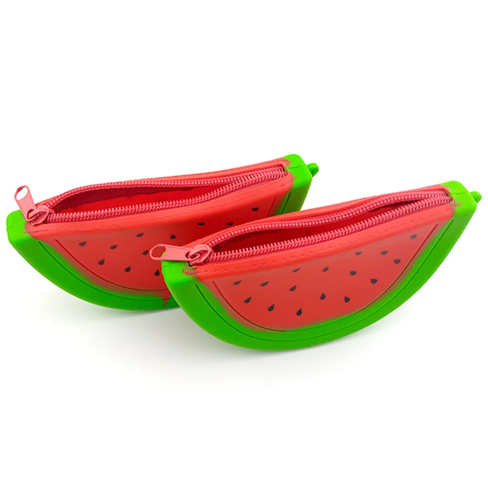 Shihuang Watermelon Design Silicone Pencil Bag Large Capacity Pencil ...