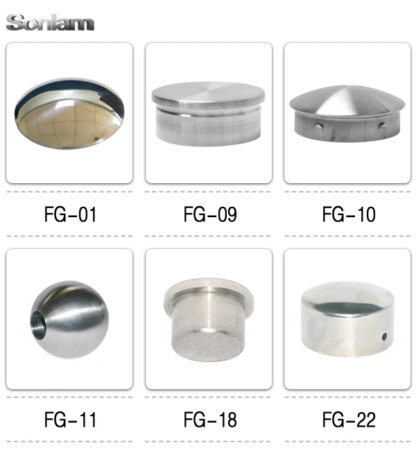 Stainless Steel Pressed Threaded End Cap Tube Pipe Cover End Caps Round ...