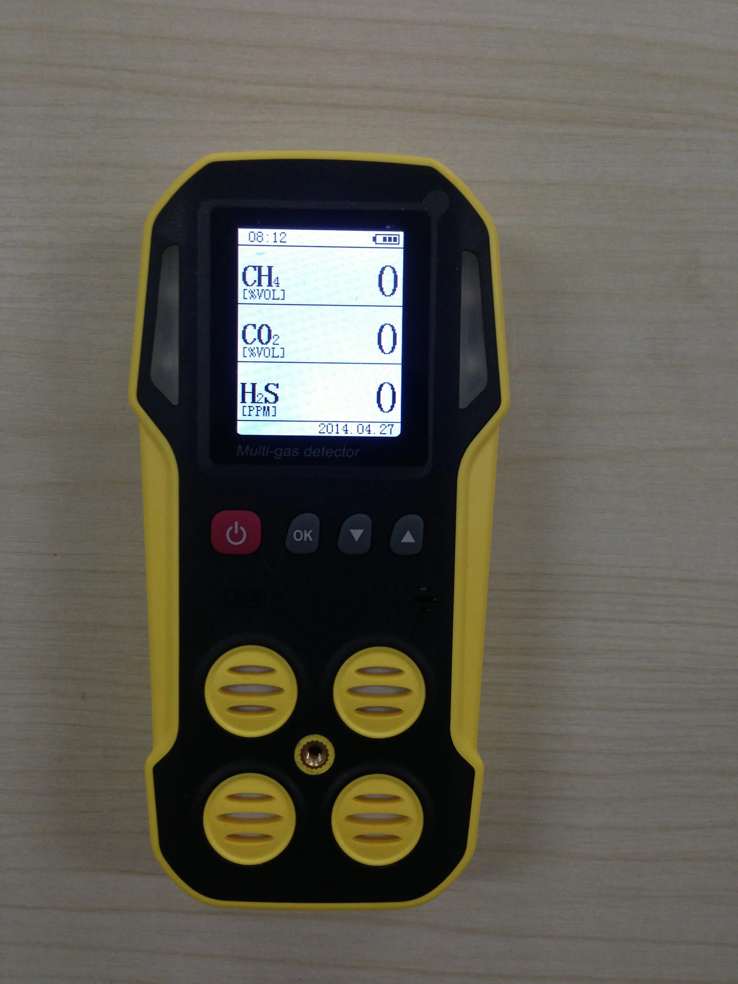 Data Logger Portable Biogas Analyzer Ch4 Co2 H2s Multi Gas Detector For Biogas And Landfill ...
