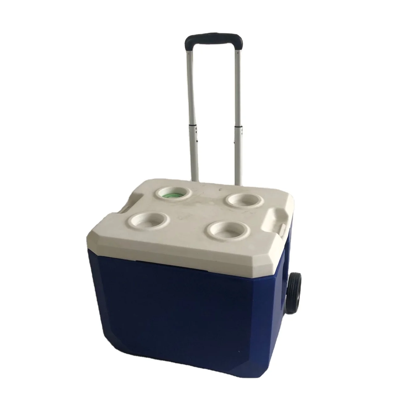 Hs Plastic Cooler 30l Ice Chest Hard Cooler With Wheels Rolling With ...
