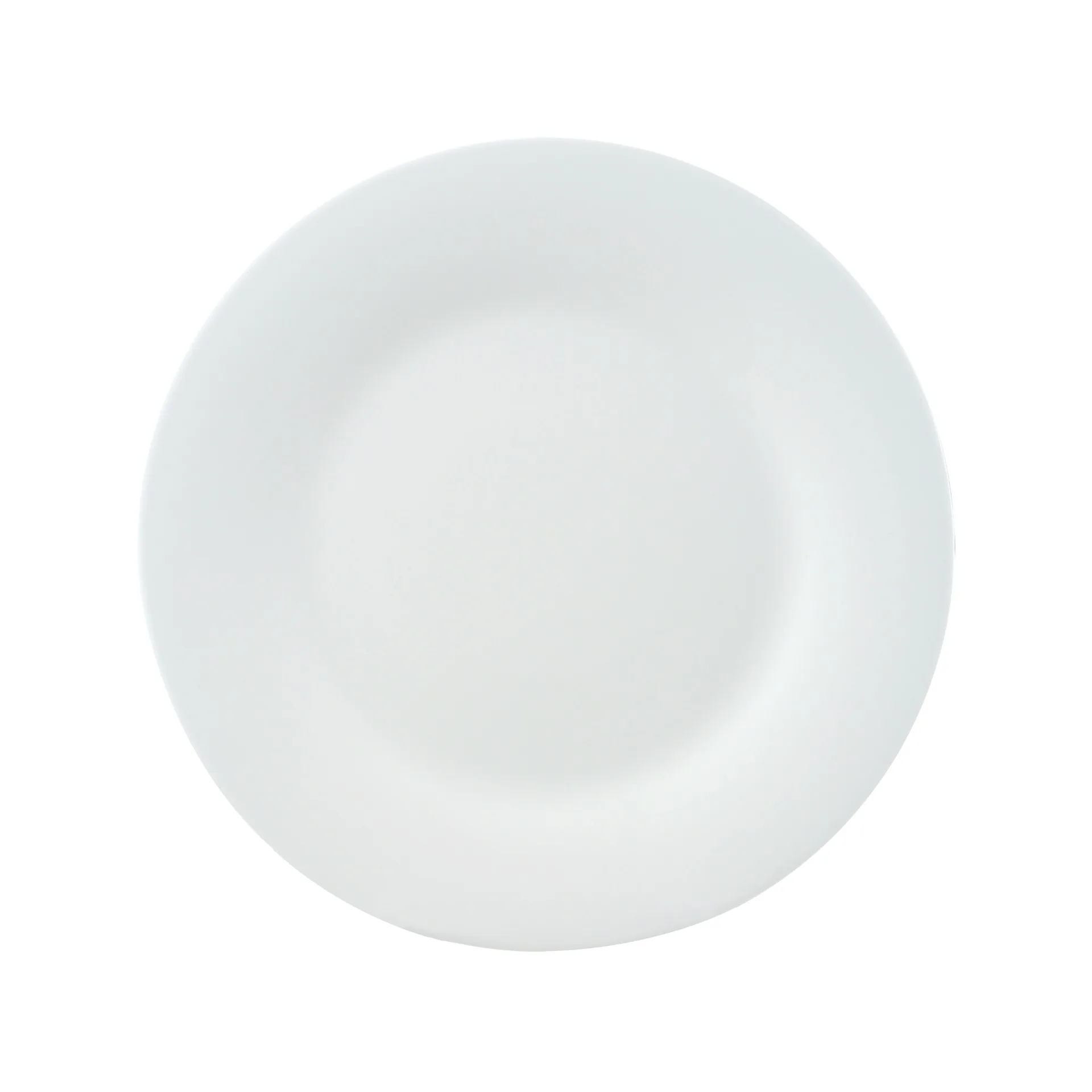 Opal Glass Plate Dish Pure White Simple Restaurant Tableware High ...
