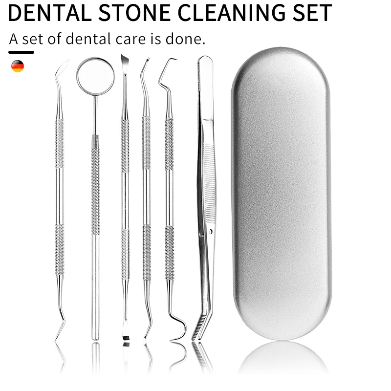 Stainless Steel Dental Scraper & Cleaning Tool Set - Oem Accepted