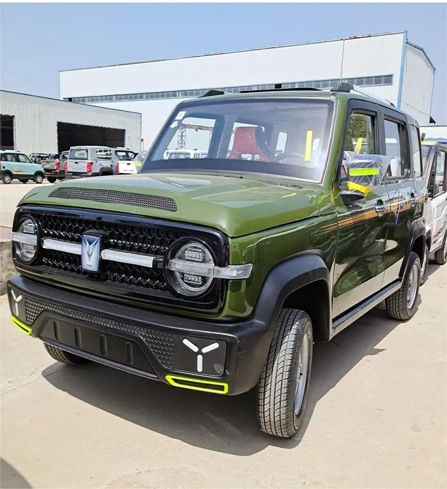 Adult New Energy Low-speed Electric Vehicle Fully Enclosed Four-wheel Electric Scooter Gas ...