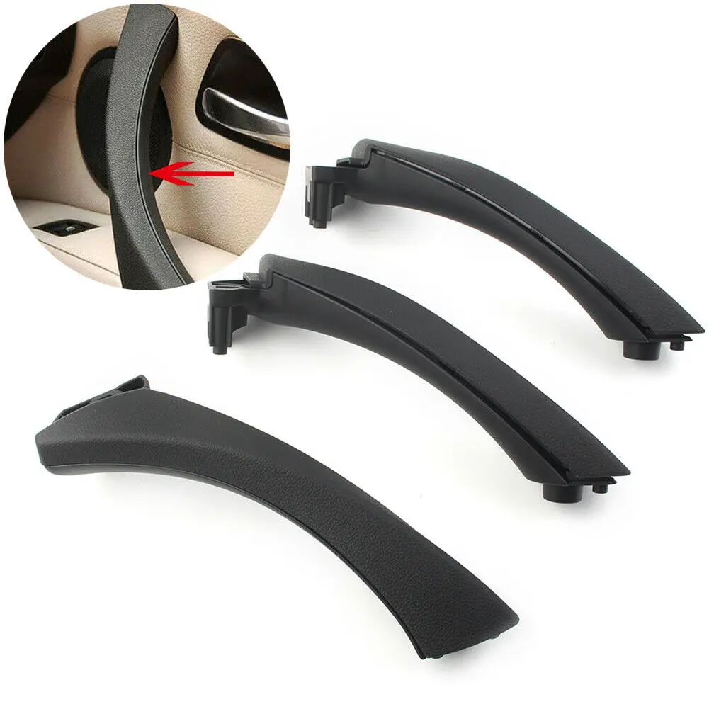 2002-2014 Car Door Handle Genuine Leather Inner Door Handle (6pcs Set ...