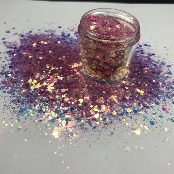 Eco Friendly Glitter Shaped Sequins Decorations Bulk Chunky Color ...