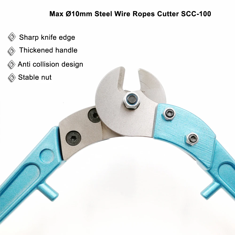 Long Handle Cable Cutter 600mm SCC-100 Cutting Capacity 10mm Hand ...