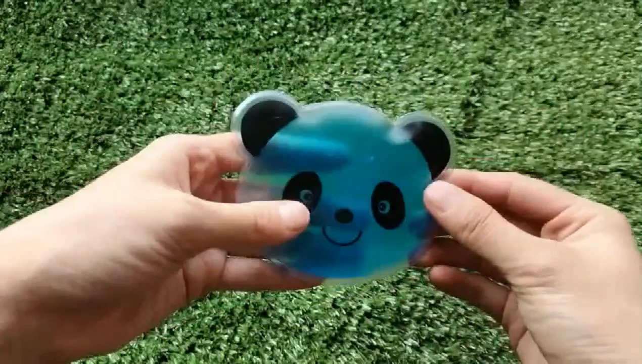 Reusable Cooling Travel Heat Magic Cool Gel Pad Panda Hand Warmer ...