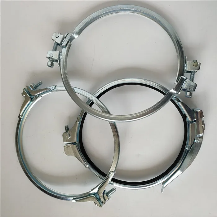 Heavy Duty Quick Lock Rubber Gasket Tube Pipe Clamp