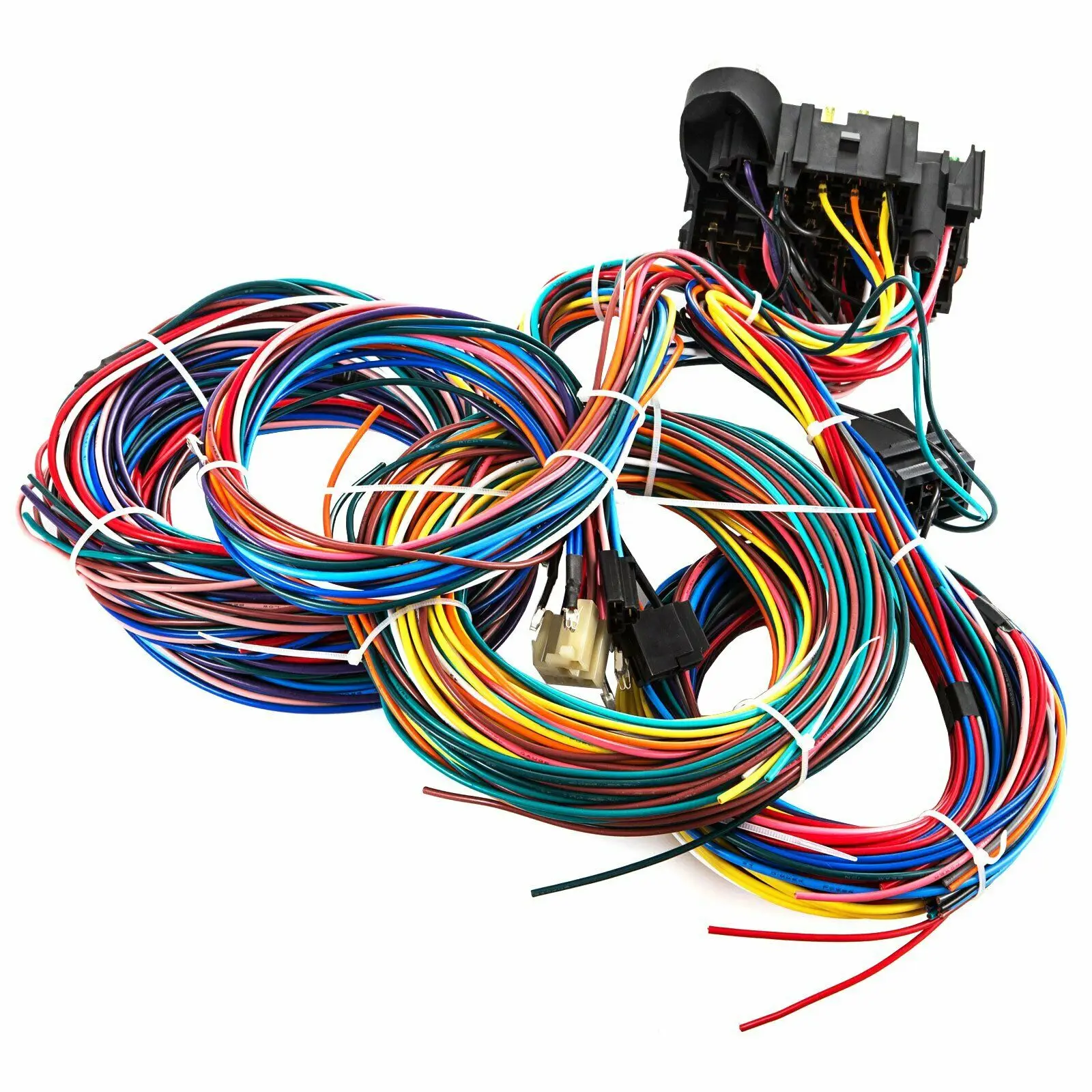 Universal Extra Long Wires 21 Circuit Auto Wire Harness for GM Chevy