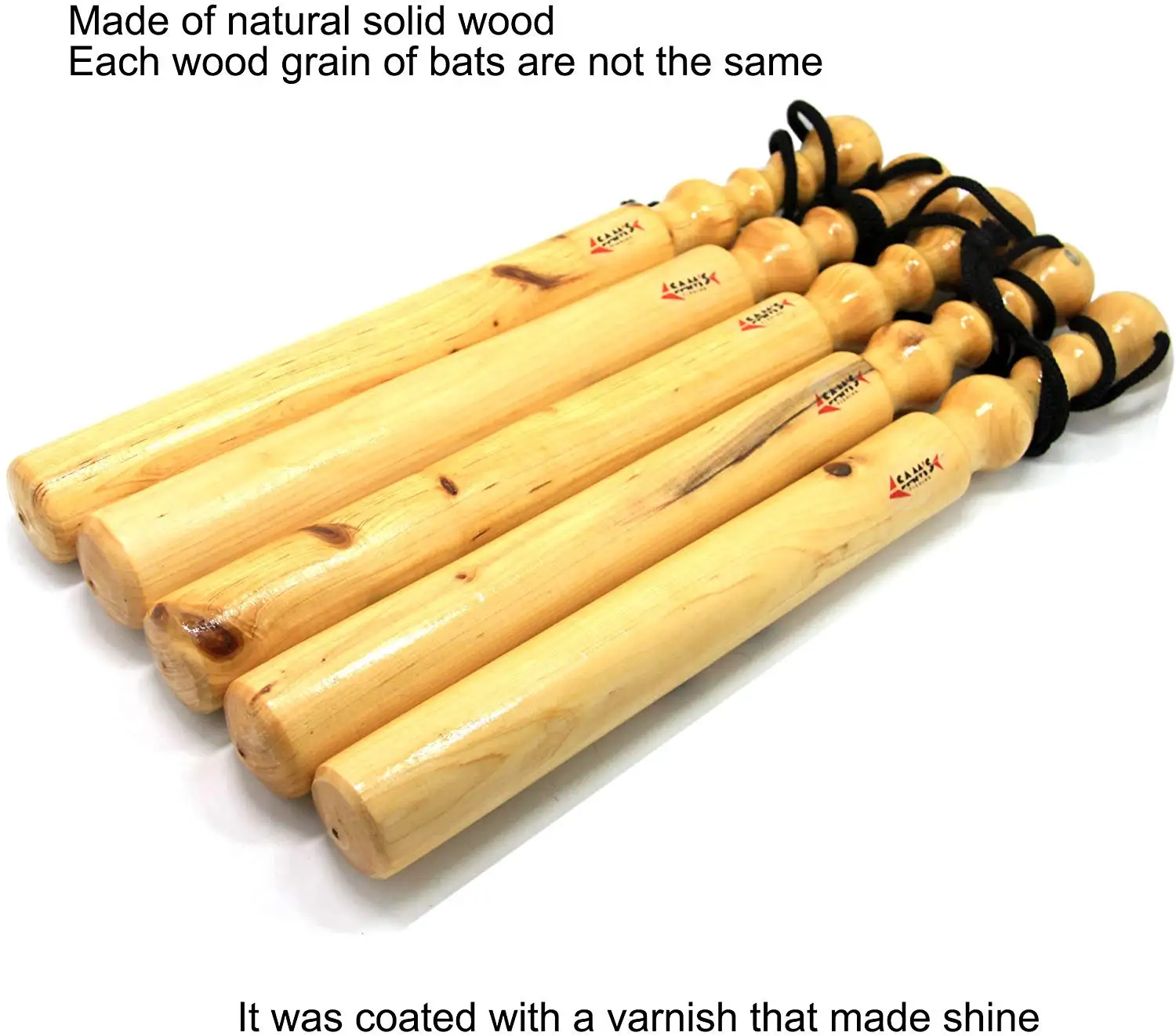 SAMSFX Kayak Wooden Fish Wacker Bat Fishing Priest Billie Club