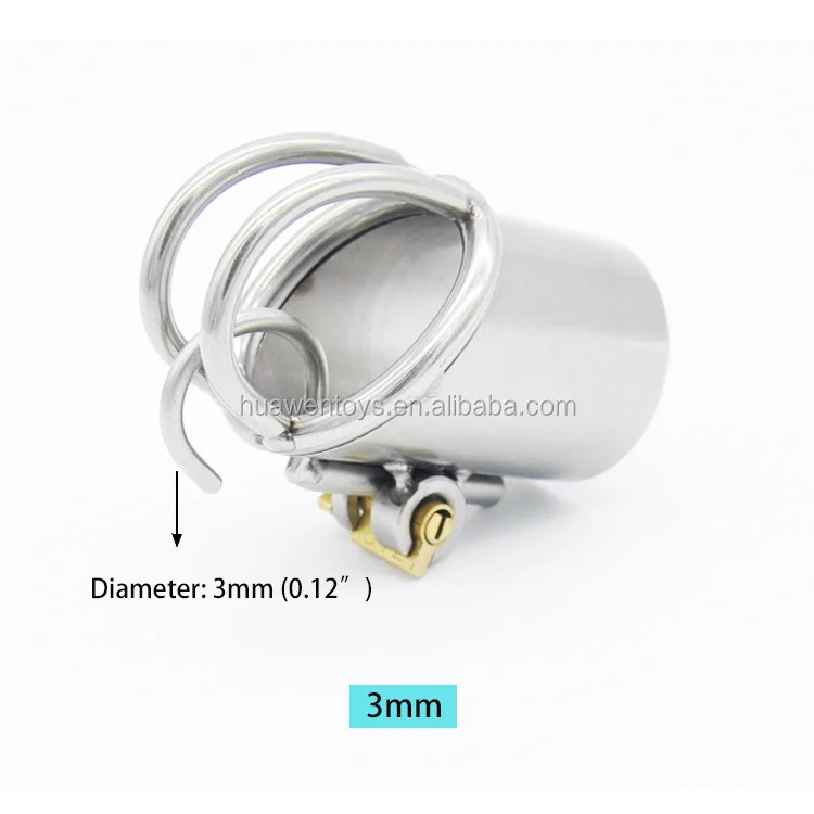 Chastity Cage with Urethral Sound Catheter - Ideal for BDSM Bondage ...