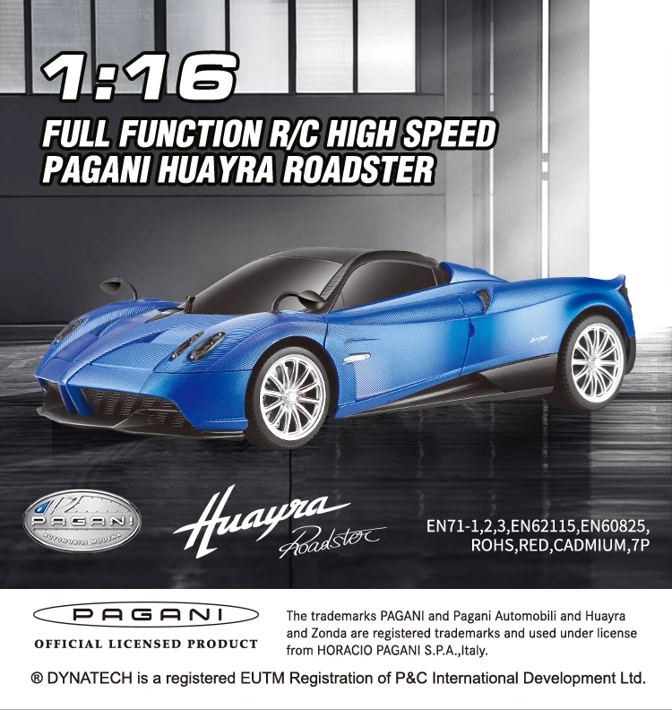 P&c Toy Pagani Huayra Roadster Official Licensed Car 1/16 Remote ...
